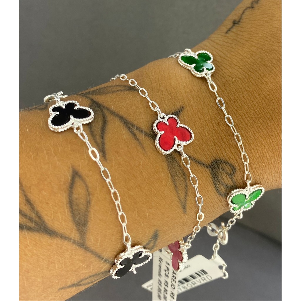 PULSEIRA VAN CLEF EMBUTIDO | Shopee Brasil
