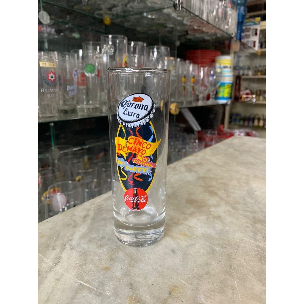 Copo de cerveja Corona Extra e Coca Cola | Shopee Brasil