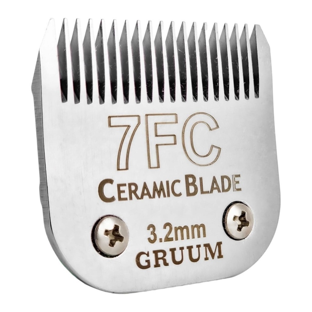 Lâmina 7F 3,2mm p/ Máquina de Tosa Compatível c/ Andis AGC Precision Edge ARC2 Wahl KM5 Oster A6 ...
