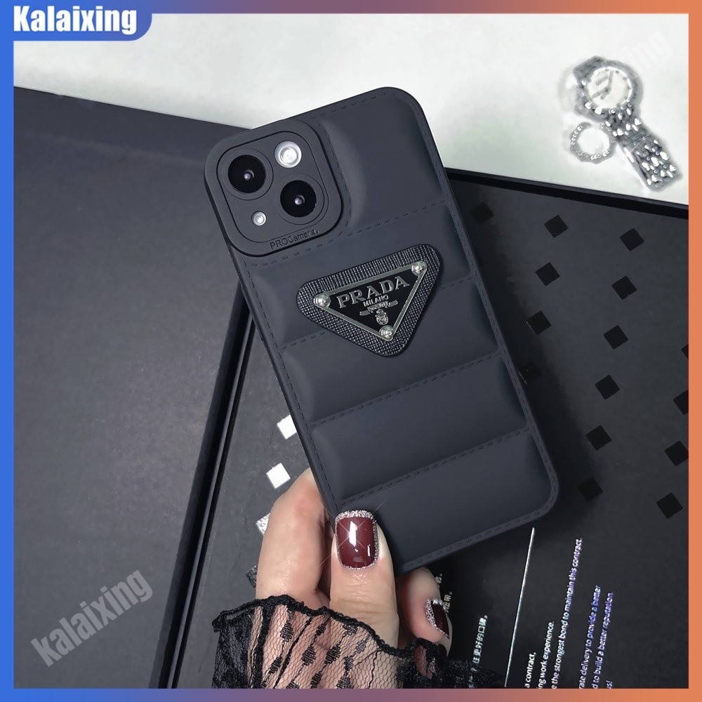 Capa Macia 3D Prada Para iPhone 15Pro Max 14 Pro 13 12 11 Xs Xr X 7 + 8 + 7Plus 8Plus Casis Down ...