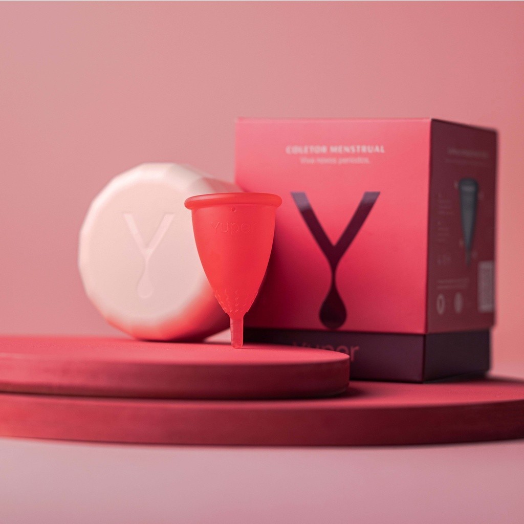 Coletor Menstrual Yuper (cor: Coral) | Shopee Brasil