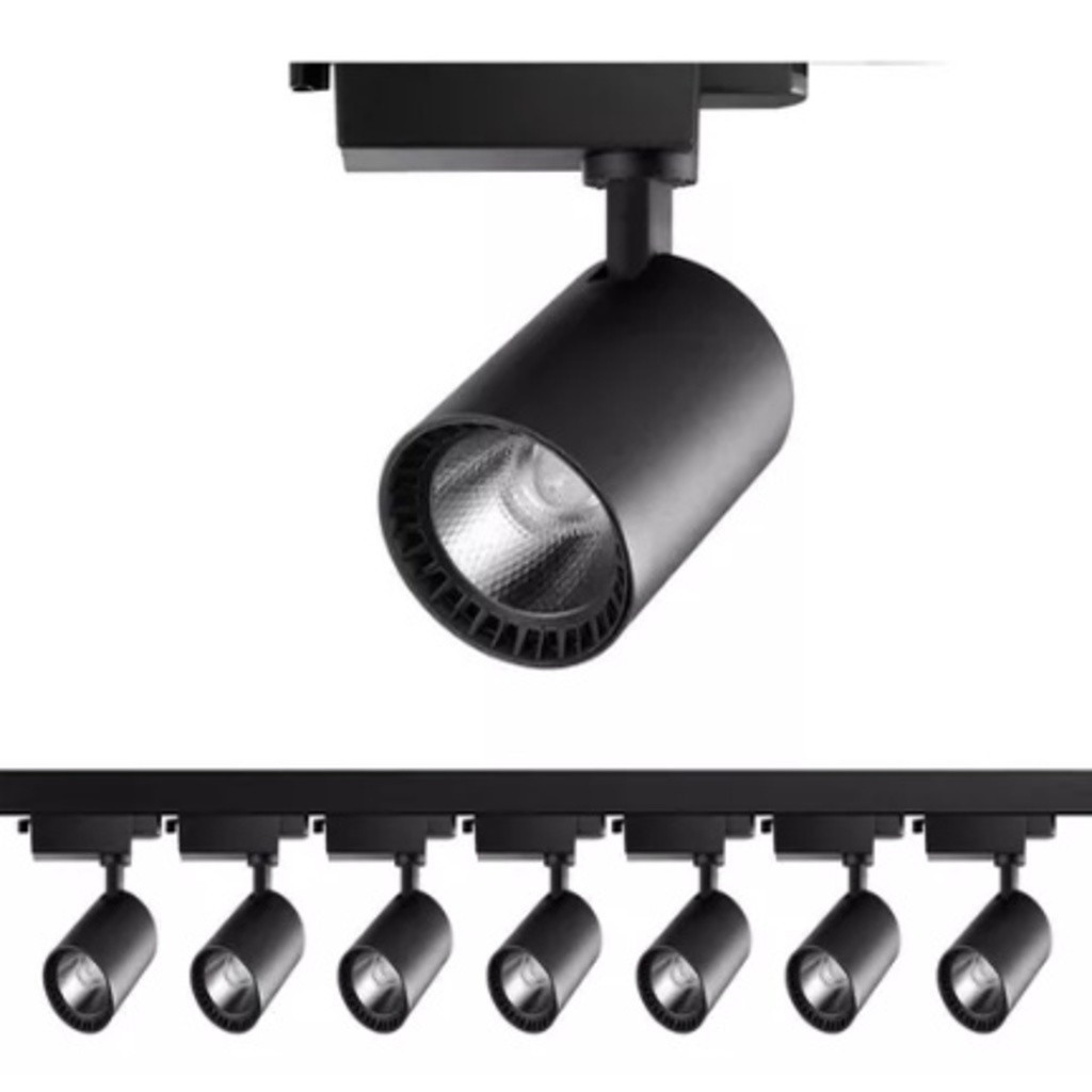 Kit Trilho Eletrificado 2m + 10 Spots Led 7w Direcionável Bivolt (3000k ...