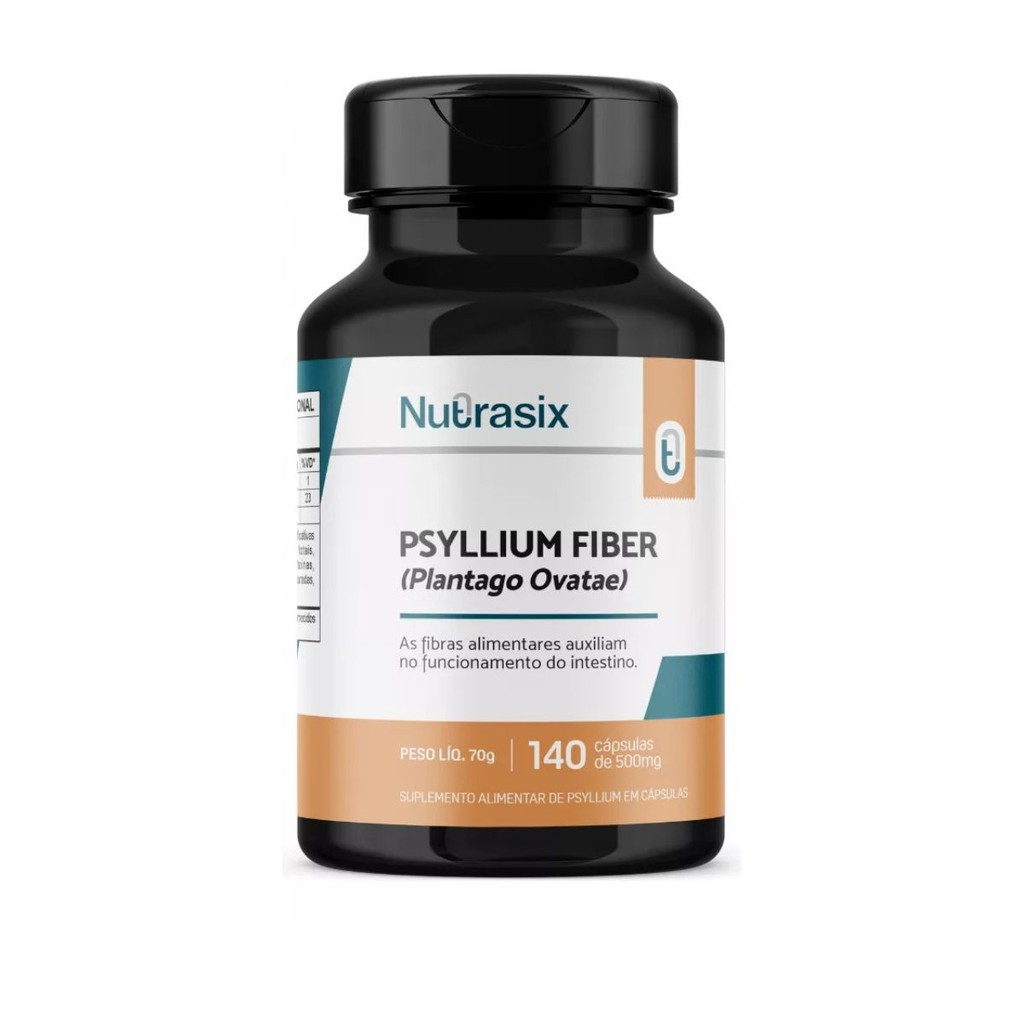 PSYLLIUM FIBER 140 CÁPSULAS – NUTRASIX | Shopee Brasil