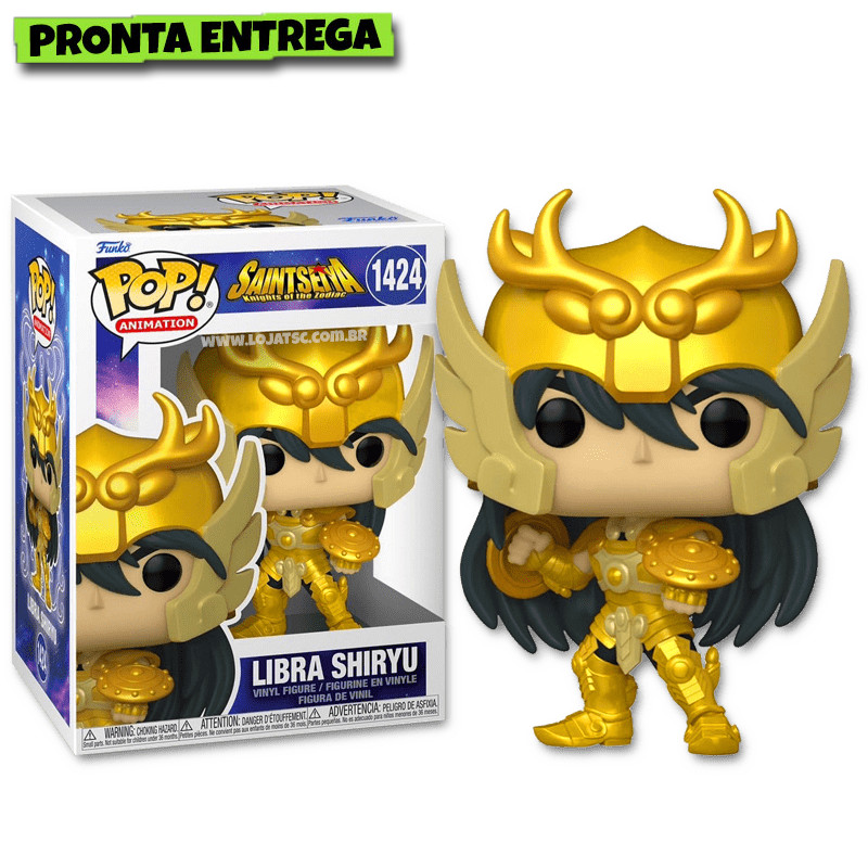 Funko Pop Os Cavaleiros do Zodíaco - Libra Shiryu 1424 | Shopee Brasil