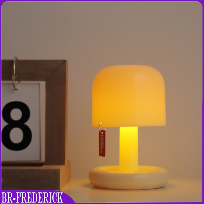 Oi Mini Lâmpada De Mesa Cogumelo Luz Nocturna De Cabeceira USB Com ...