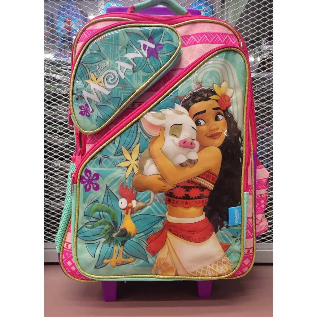 Mochila Escolar de Rodinhas Infantil Moana - Grande | Shopee Brasil