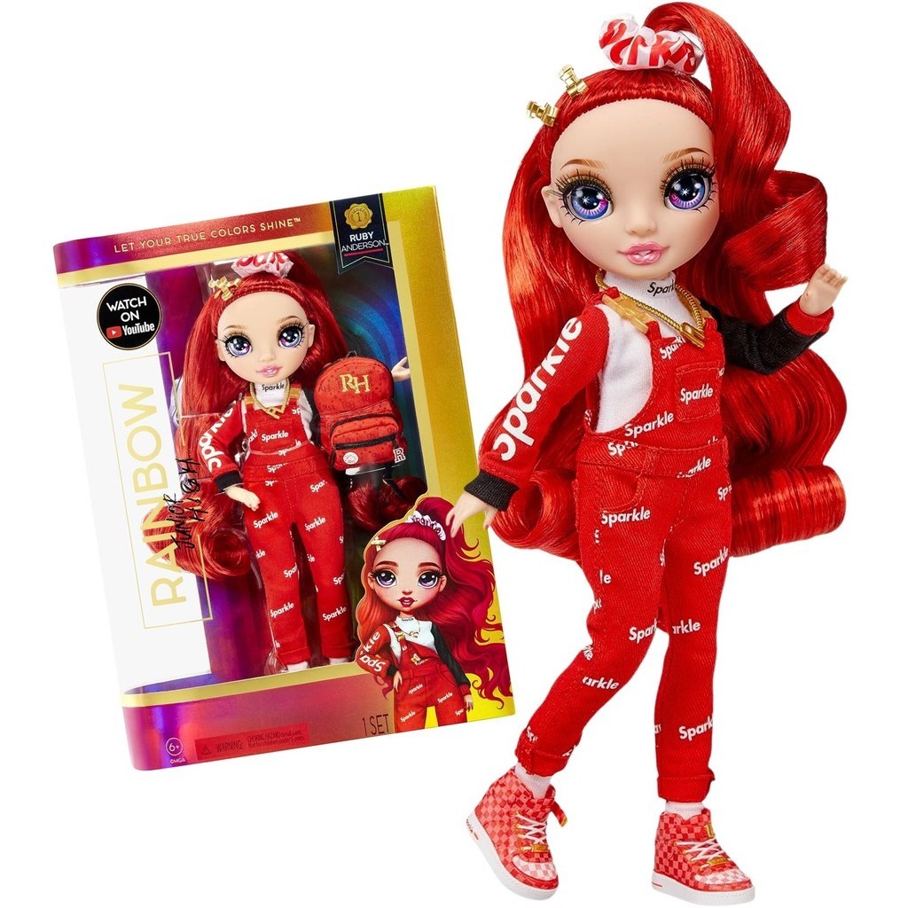 Boneca Rainbow High Junior High Ruby Anderson MGA | Shopee Brasil