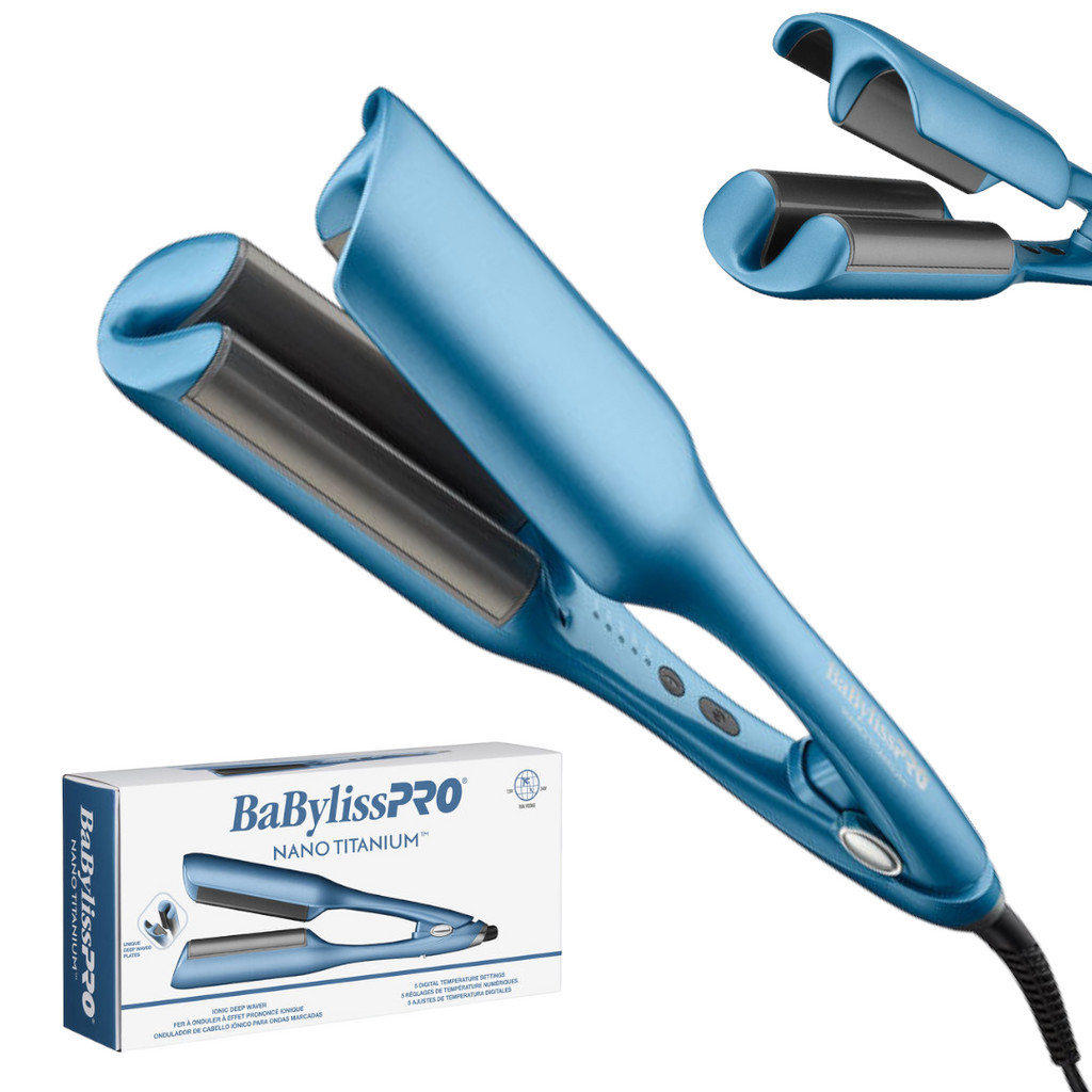 Modelador Babyliss Triondas Cachos Nano Titanium Bivolt | Shopee Brasil
