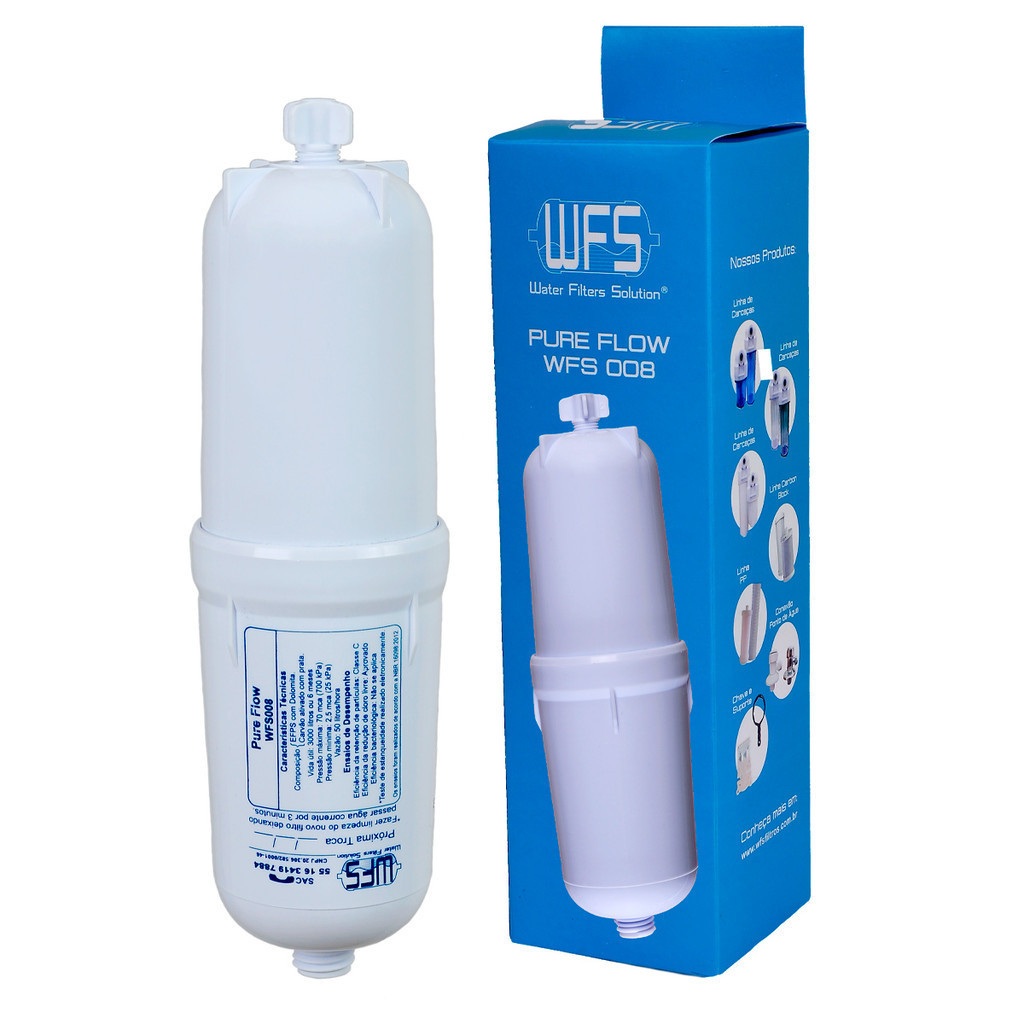 Refil Purificador Pure Flow WFS 008 Bebedouro Soft Everest | Shopee Brasil