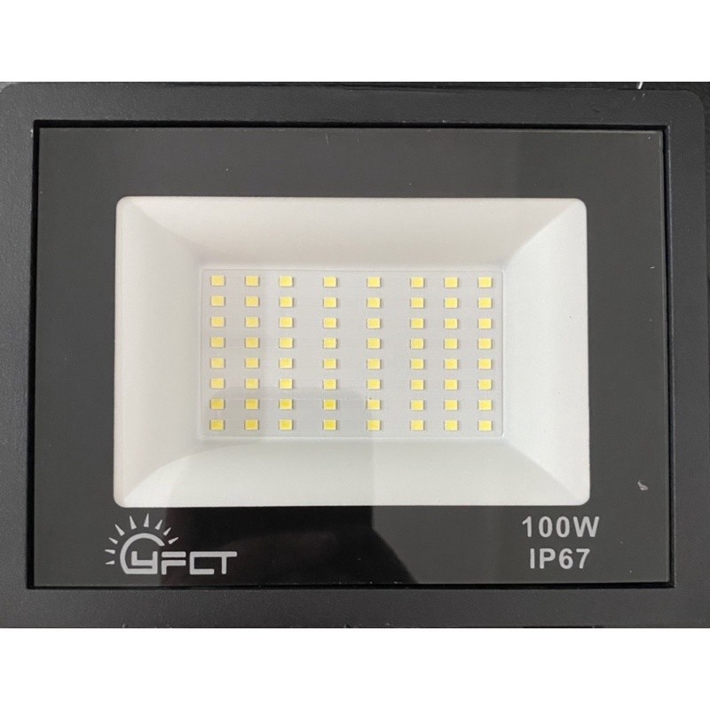 Refletor Holofote Led 100w Ip66 Smd Prova D'água Bivolt VERDADEIRO | Shopee Brasil