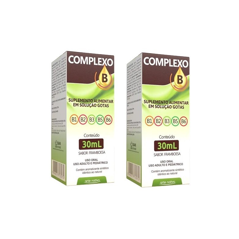Kit 2 Vitamina Complexo B Gotas 30ml - Arte Nativa | Shopee Brasil