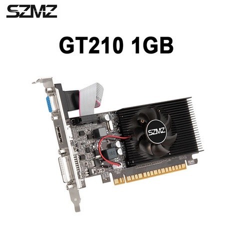 Placa de vídeo NVIDIA Geforce GT 210 1GB DDR3 64bits | Shopee Brasil