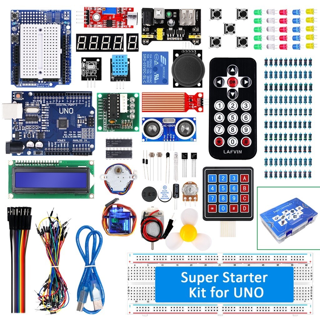 Arduino Super Starter Kit/De Aprendizagem Para Projetos Uno R3 Com Tutorial | Shopee Brasil