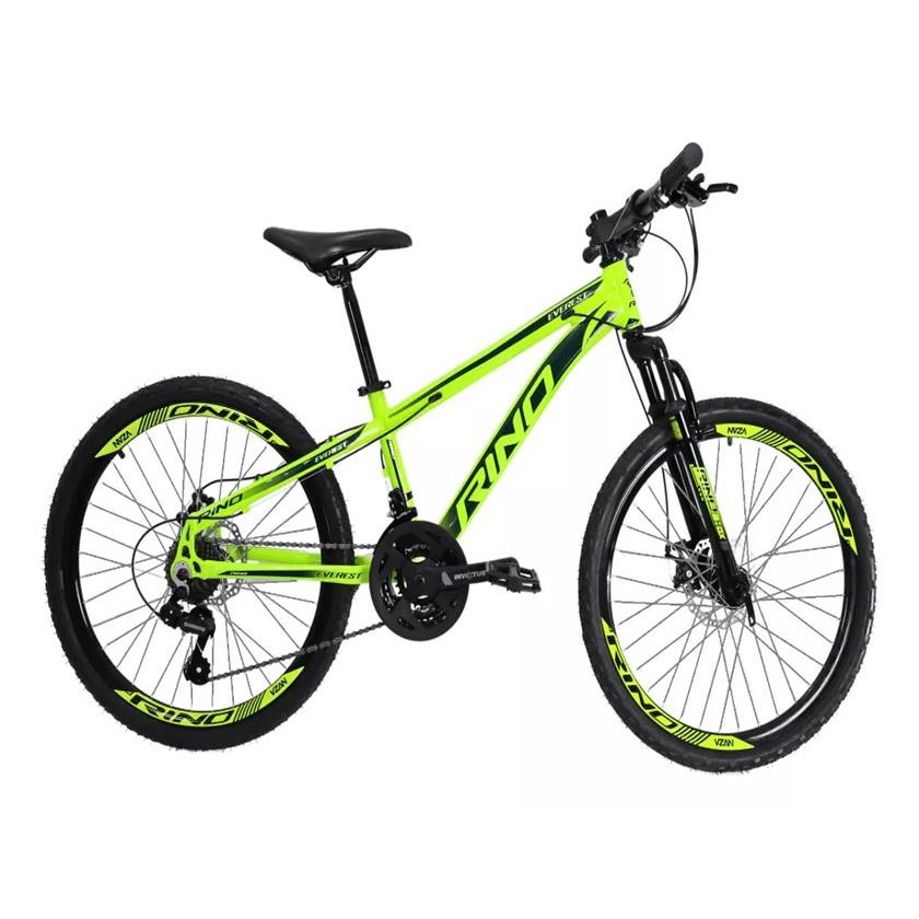 Bicicleta Aro 24 Rino Everest Freio Disco 21v Cambio Shimano | Shopee Brasil