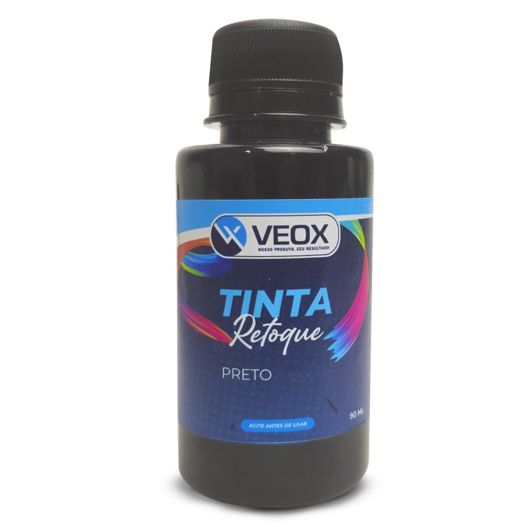 tinta para couro preto sb couro e sintetico veox retoque | Shopee Brasil