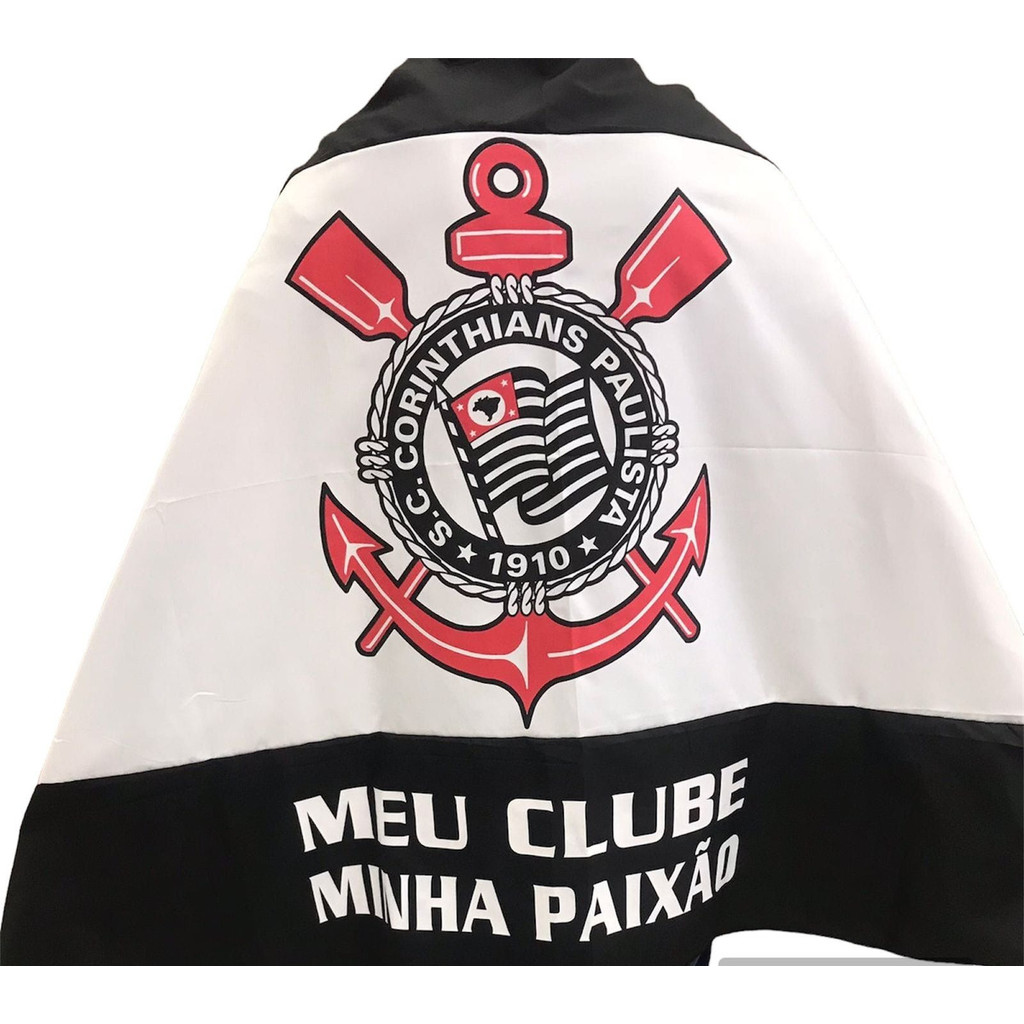 Bandeira Corinthians Futebol 1,50x 1,00cm - Pronta Entrega | Shopee Brasil