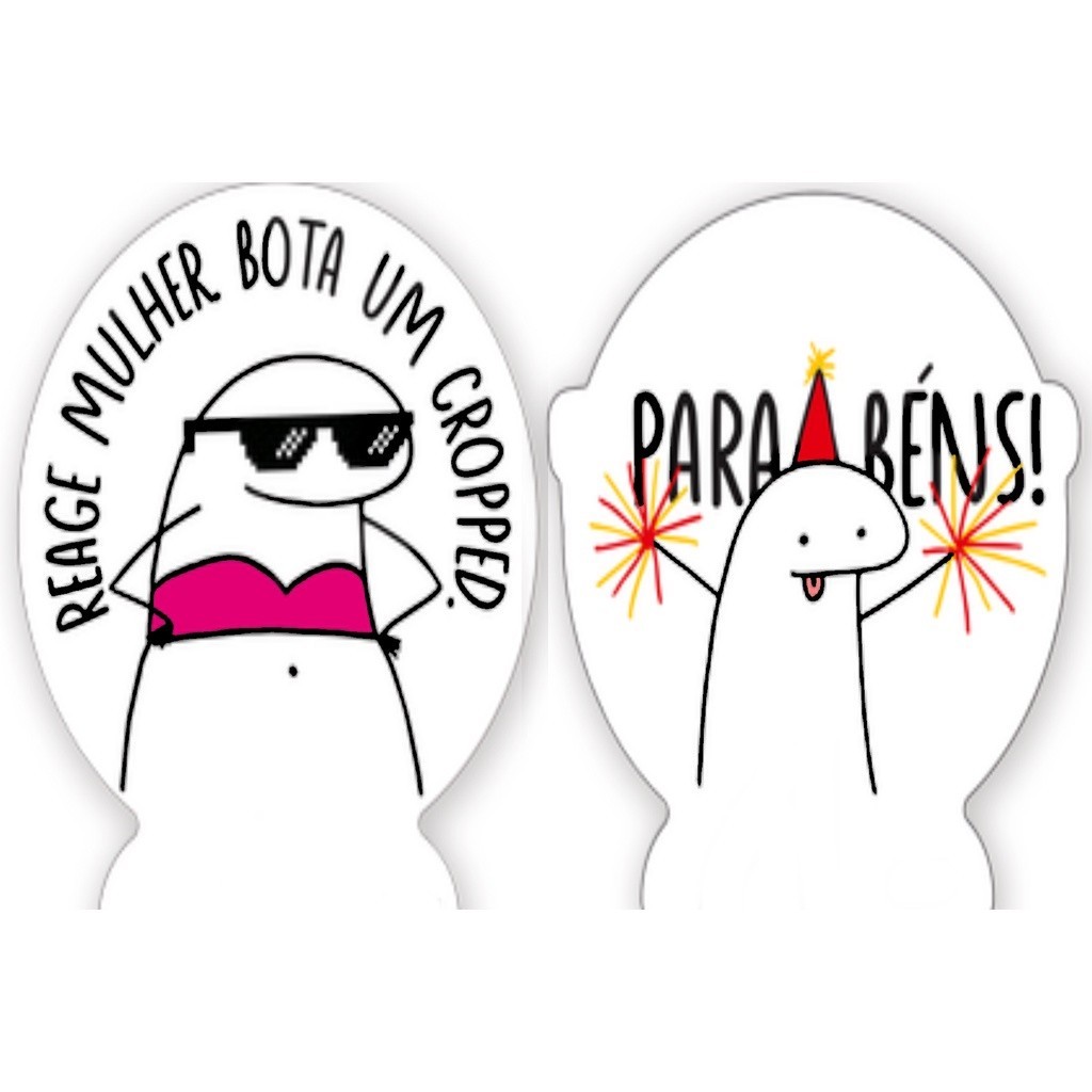 flork meme kit decoração de festa infantil 4 display de mesa 20cm ...