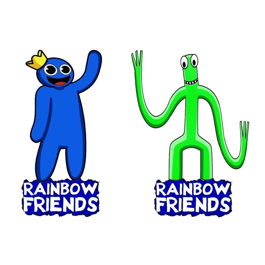 rainbow friends kit decoração de festa infantil 4 display de mesa 20cm ...