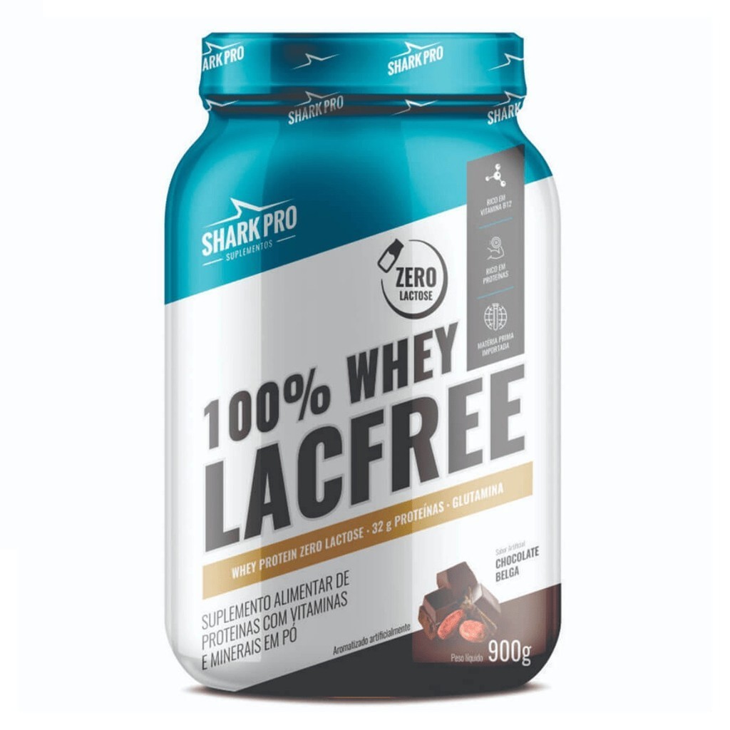 WHEY PROTEIN LACFREE SHARK PRO (ZERO LACTOSE) - POTE 900G | Shopee Brasil