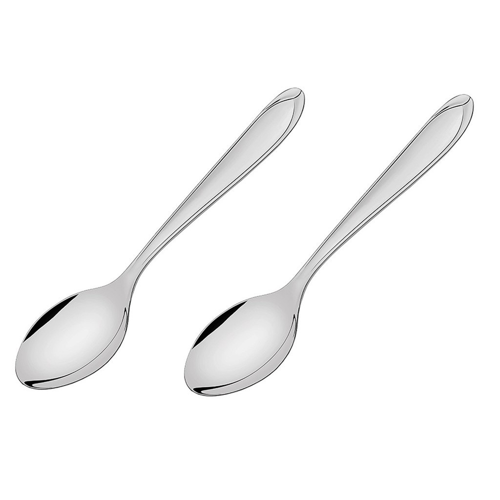 Kit 2 Colheres em inox 23,5 cm para servir arroz alimentos cozinha ...