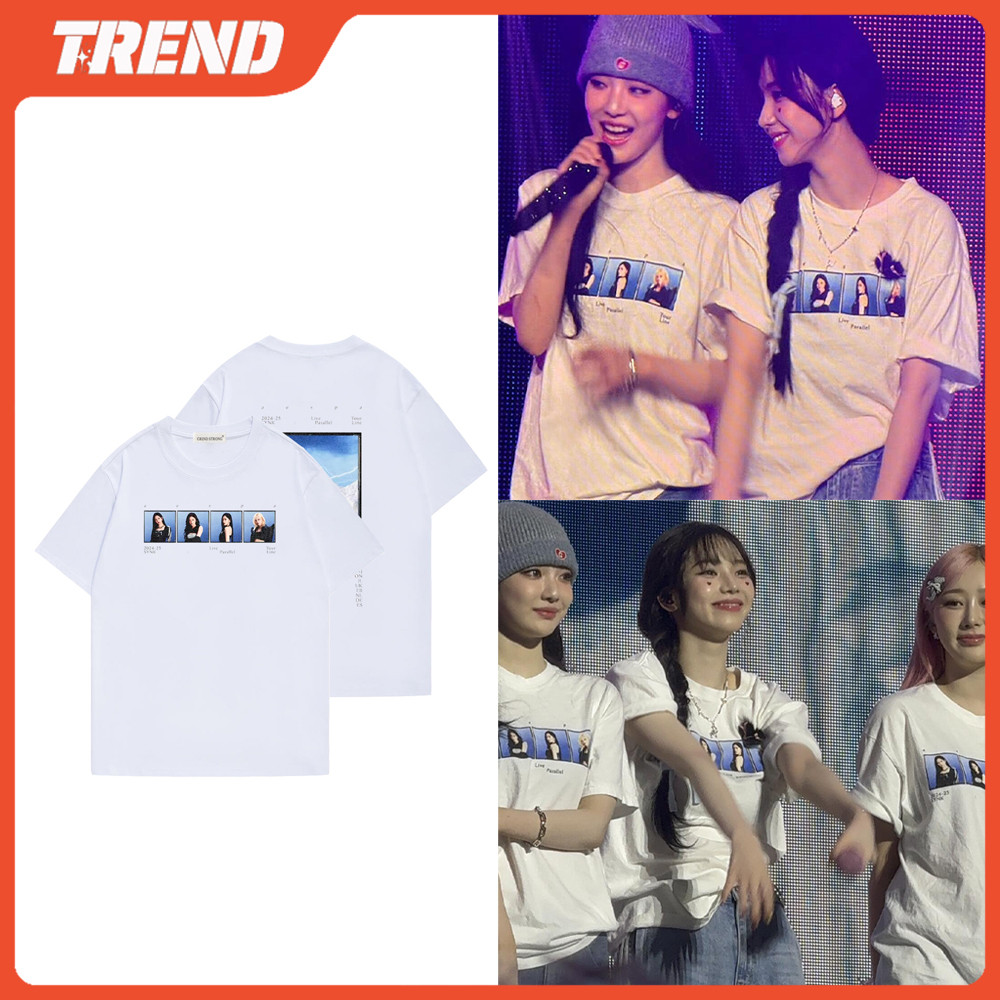 KPOP AESPA SYNK PARALLEL LINE WORLD TOUR Merch Camiseta De Algodão ...