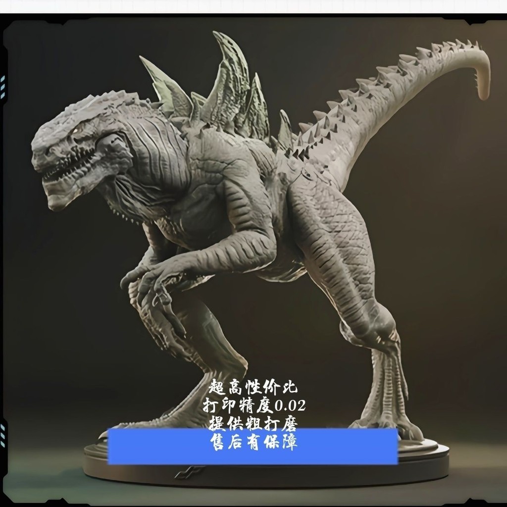 [1/10 Gila Godzilla Figura GK Molde Branco 12cm1 /10 Preço Real 3d ...