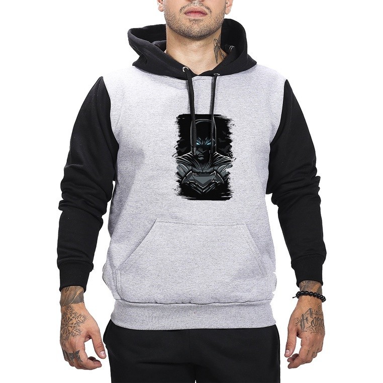 Moletom Masculino e Feminino Com Capuz Blusa De Frio Estampada Batman ...