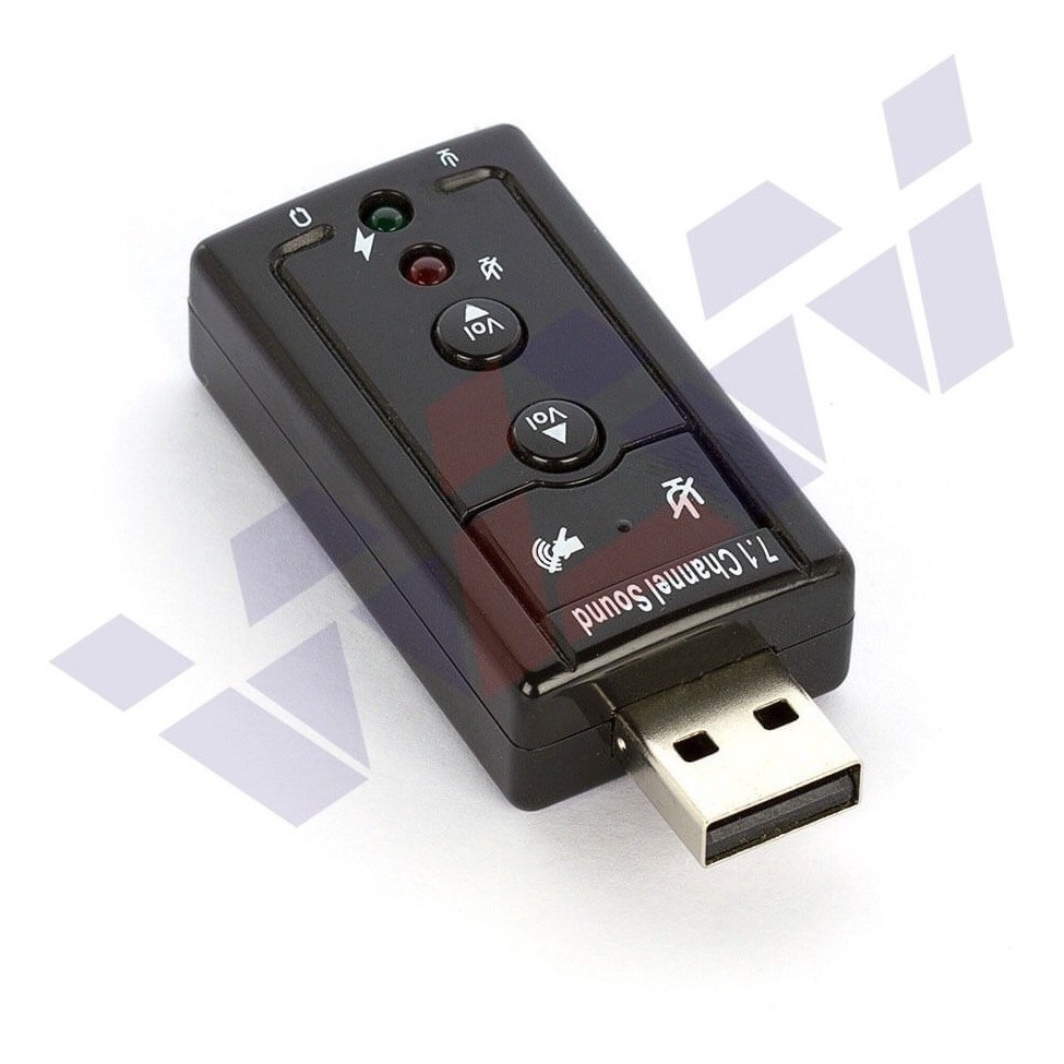 Placa De Som Usb 7.1 Adaptador Audio P2 P3 Pc Notebook | Shopee Brasil