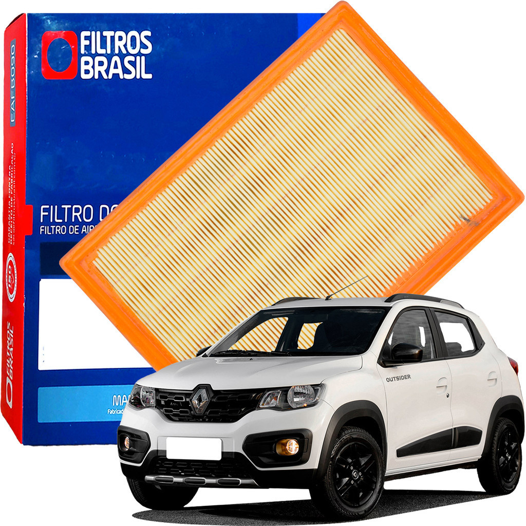 Filtro De Ar Do Motor Filtros Brasil Renault Kwid 1.0 2017 2018 2019 ...