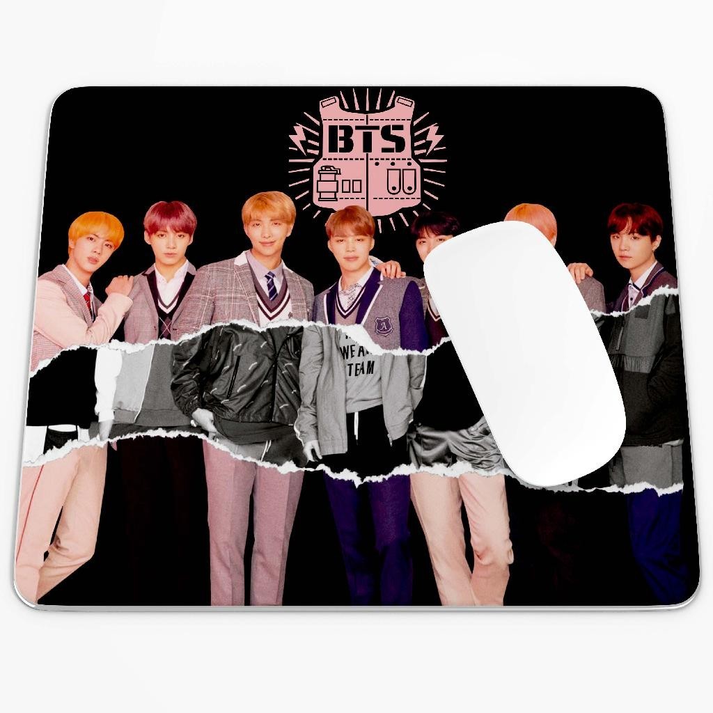 Mouse Pad Bts Banda Kpop Integrantes | Shopee Brasil