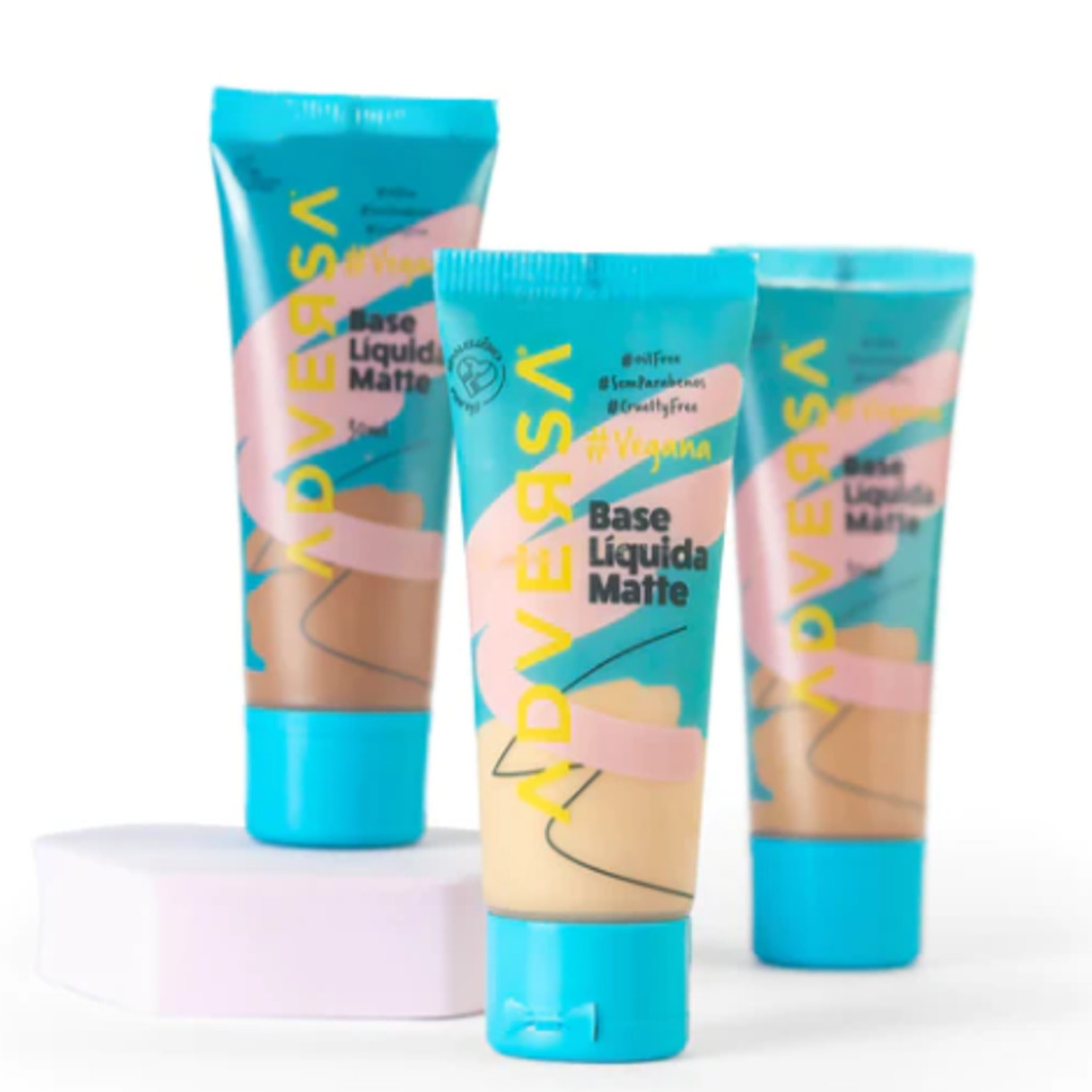 Base Líquida Matte Vegana Adversa Cor 300 | Shopee Brasil