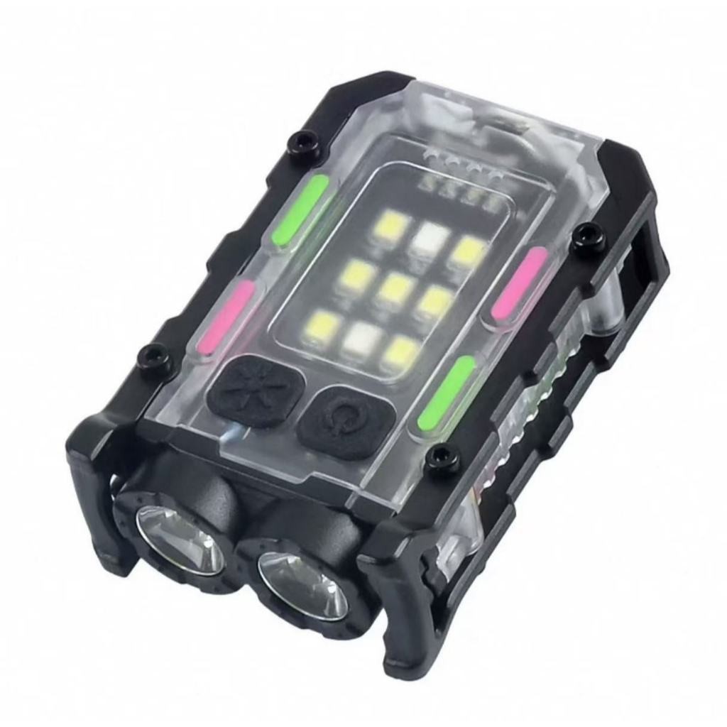Mini Lanterna Led Portátil EDC Tipo C Recarregável 8 Modos de ...