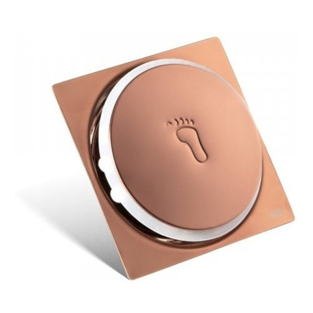 Ralo Click Inteligente De Banheiro 10x10cm Inox Rose Gold Up | Shopee ...