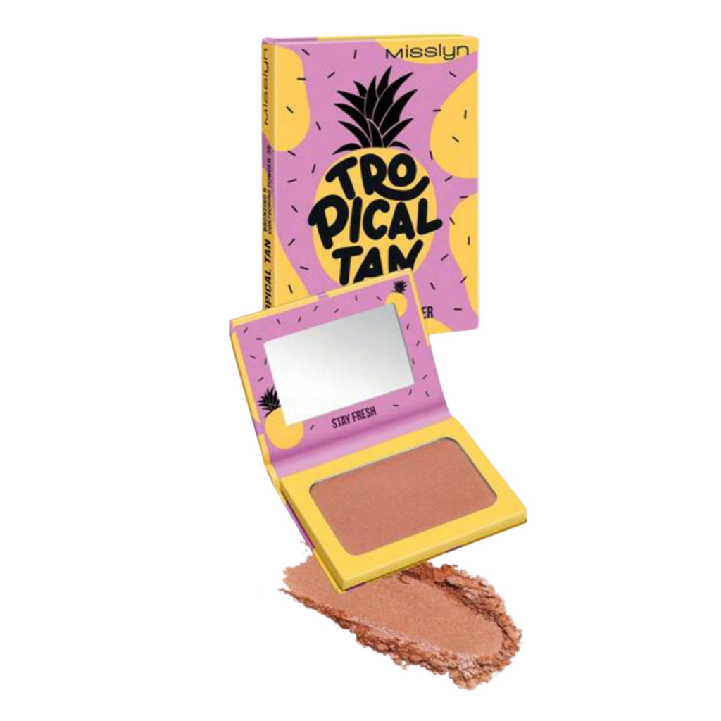 Tropical Tan Contorno e Bronzer Stay Fresh - Misslyn | Shopee Brasil