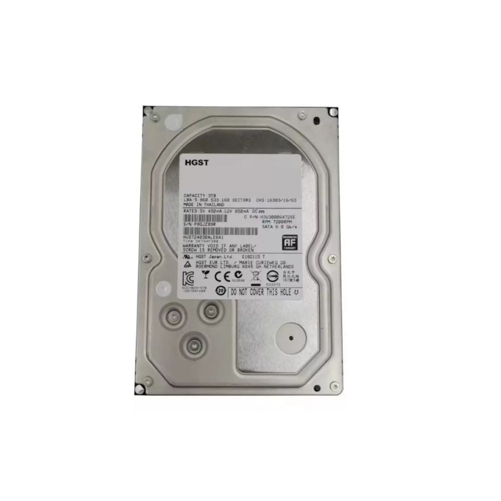 Hd Sata3 3tb HGST 7200rpm Desktop/server/dvr | Shopee Brasil