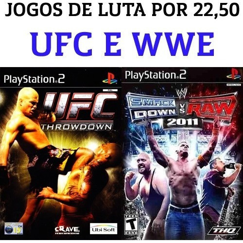 Ufc & Wwe - Playstation 2 - 2 Jogos (promoção) | Shopee Brasil