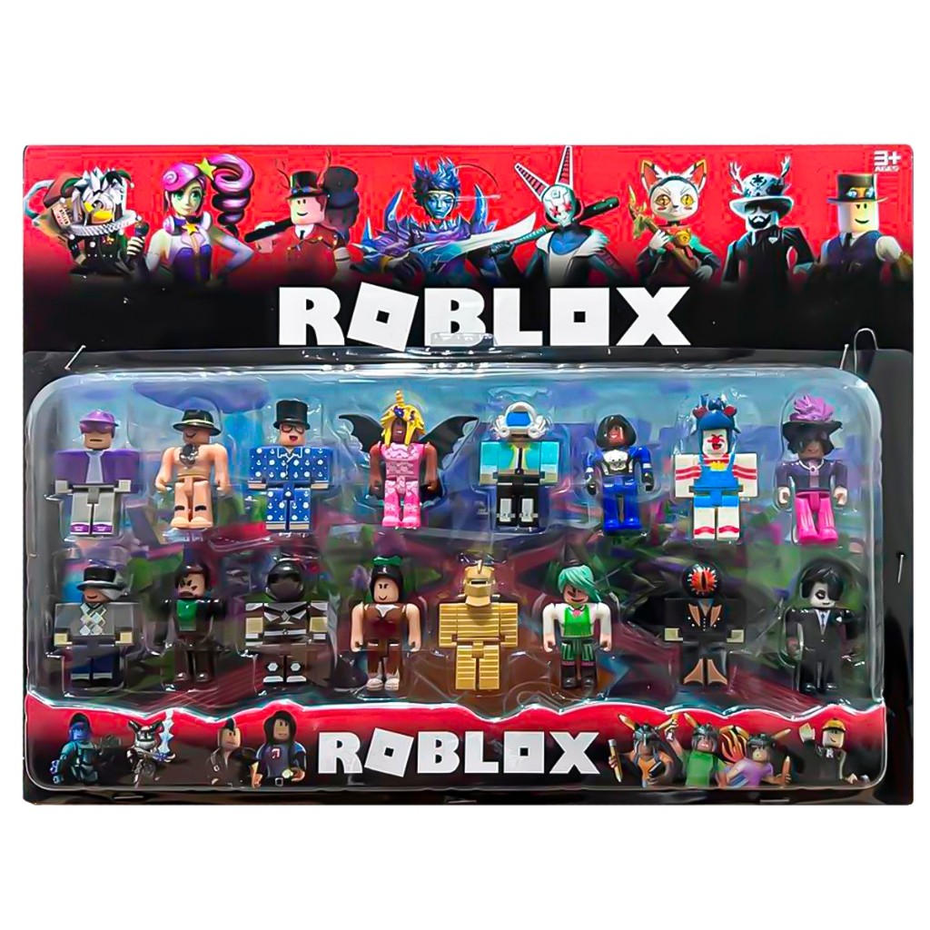 Kit Roblox 16 Bonecos Articulados Lego 8 cm Kit completo Linha premium ...