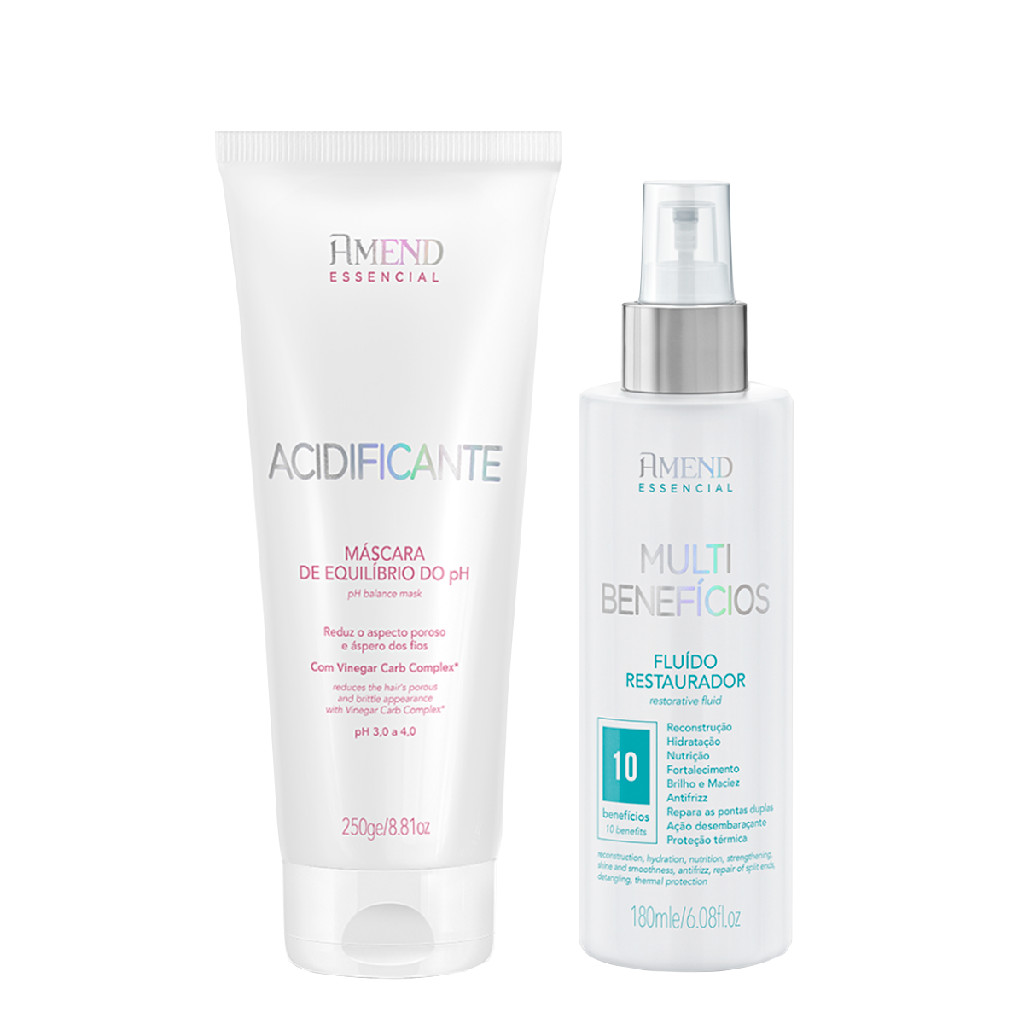 Kit Essencial Acidificante + Fluido Multibeneficios | Shopee Brasil