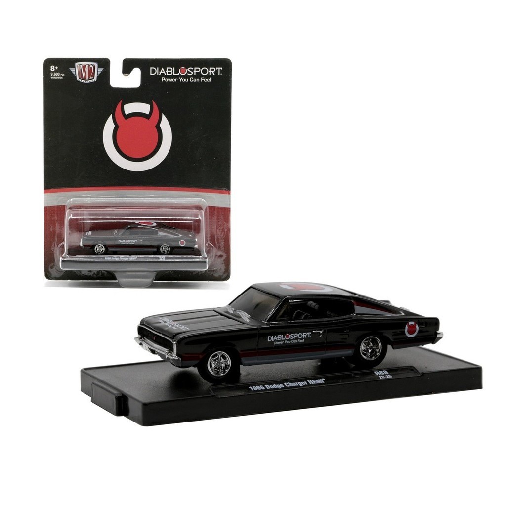 Miniatura 1966 Dodge Charger HEMI M2 Machines Diablosport | Shopee Brasil