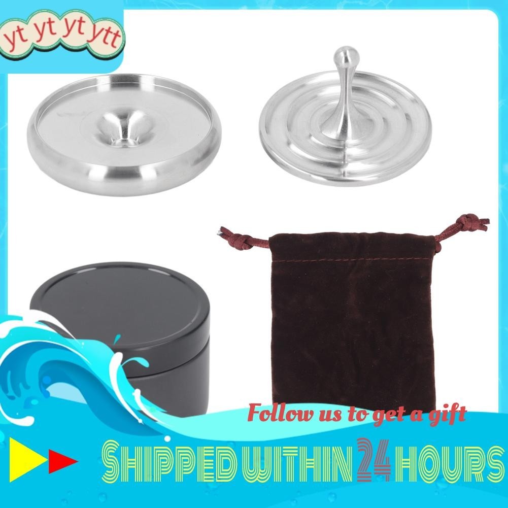 Metal Gyroscope Top Toy Educational Reduce Stress ADHD Stainless Steel ...