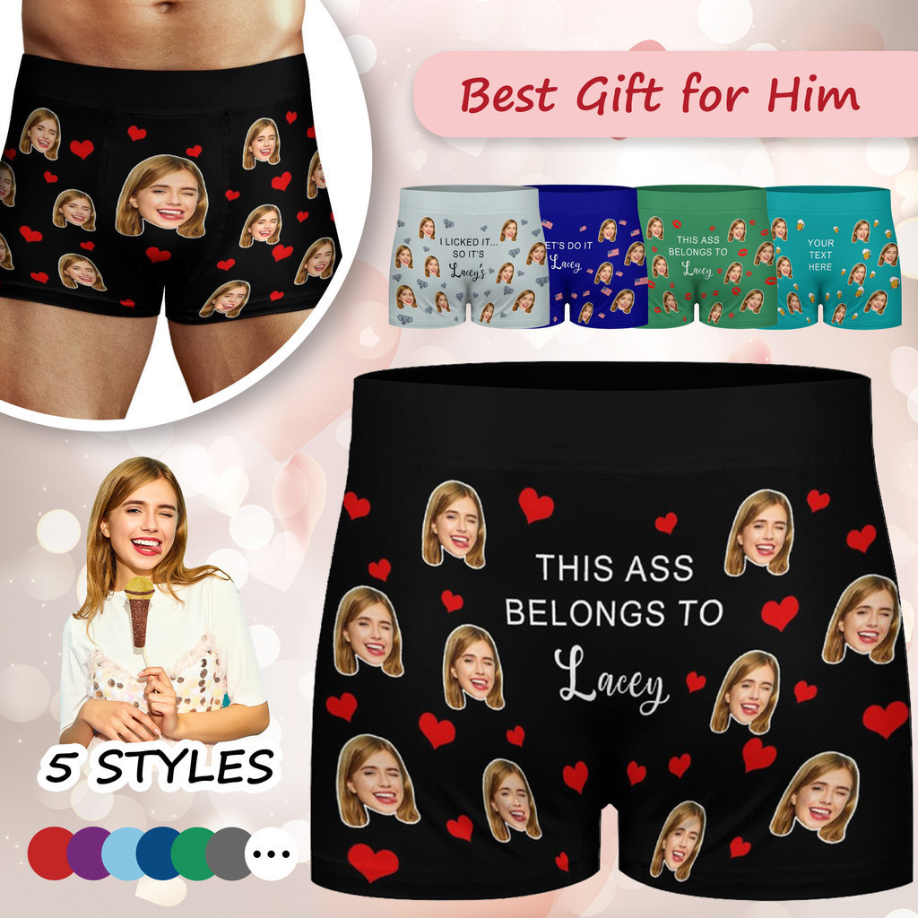 Meu Rosto Em Seus Boxers , Briefs Personalizados De Boxer Masculino Com ...