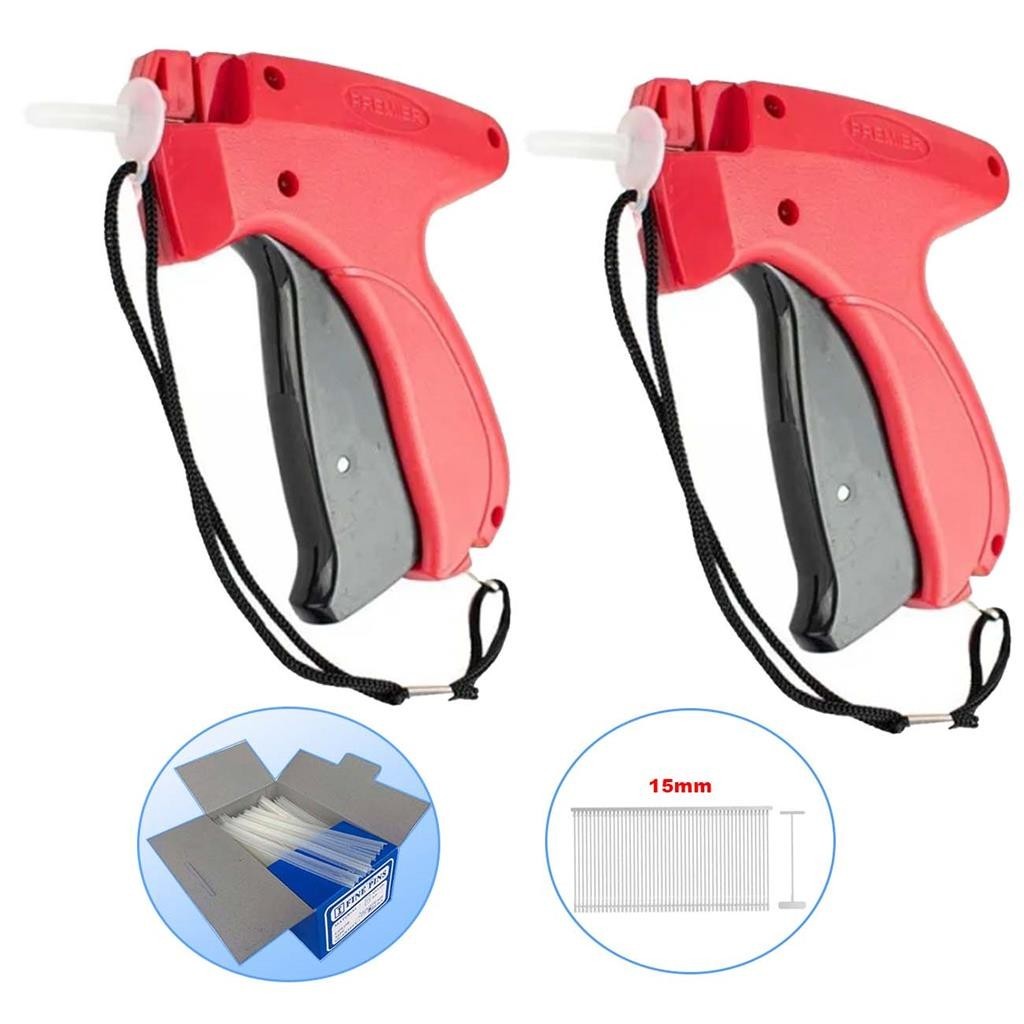 02 Aplicador Tag Pin Etiquetas Fine C/ 10 Mil Pinos Tag 15mm | Shopee ...