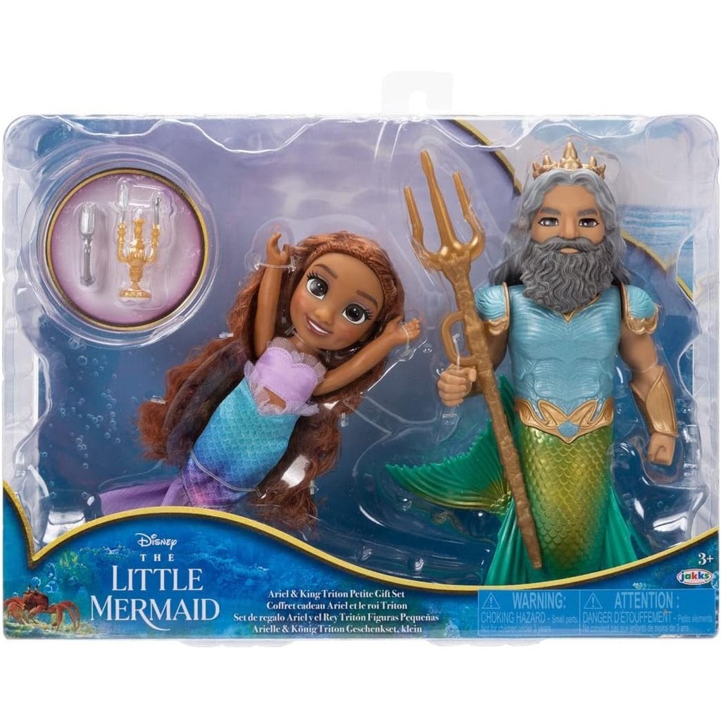 Set De Bonecas Ariel E Rei Tritao A Pequena Sereia Sunny | Shopee Brasil