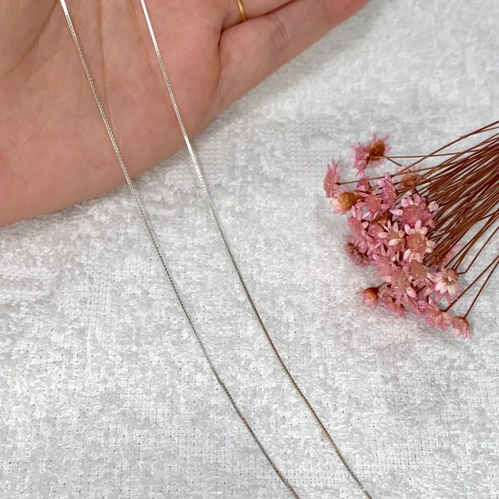 CORRENTE VENEZIANA DE PRATA 925 60 CM | Shopee Brasil