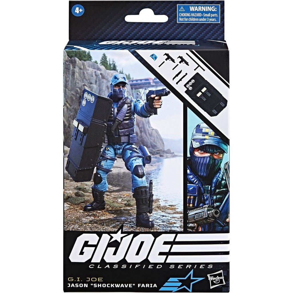 Boneco G.I. JOE Classified Series Jason "Shockwave" Faria Hasbro F7718 ...