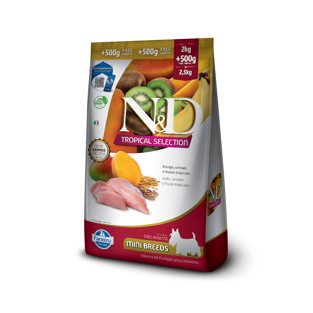 ND TROPICAL SELECTION CAN AD MINI FRANGO 12KG | Shopee Brasil