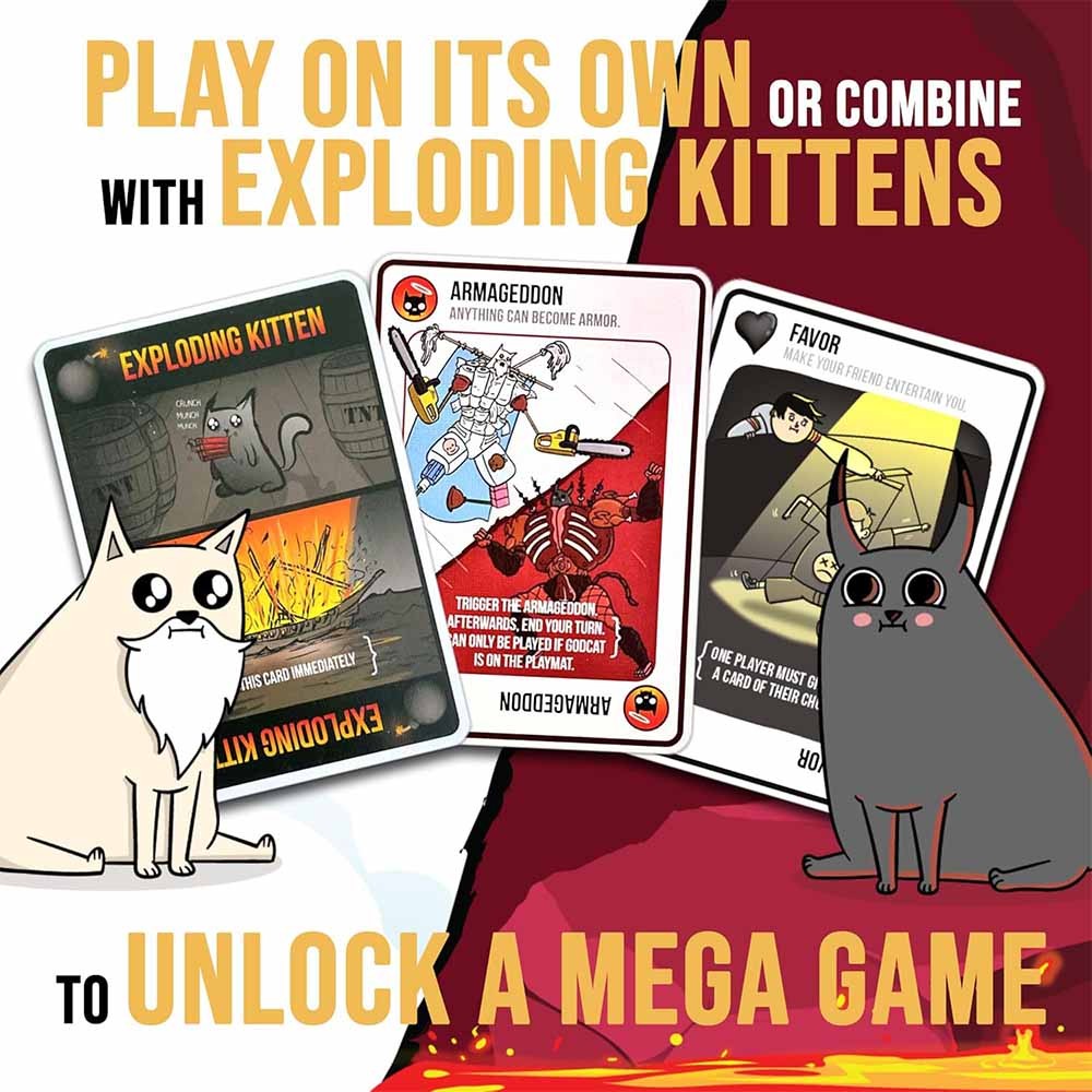 Card Game Exploding Kittens Good vs. Evil Family Games Board Game ...
