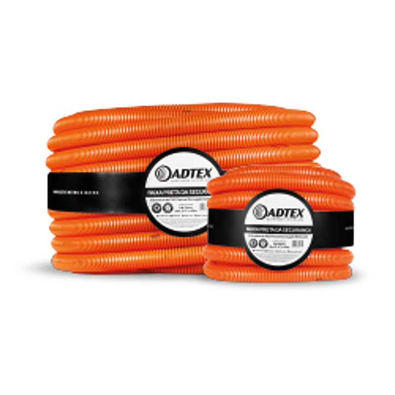 Eletroduto Corrugado Flex Laranja 25mm 3/4 Rolo 25m - Adtex - 13013 ...