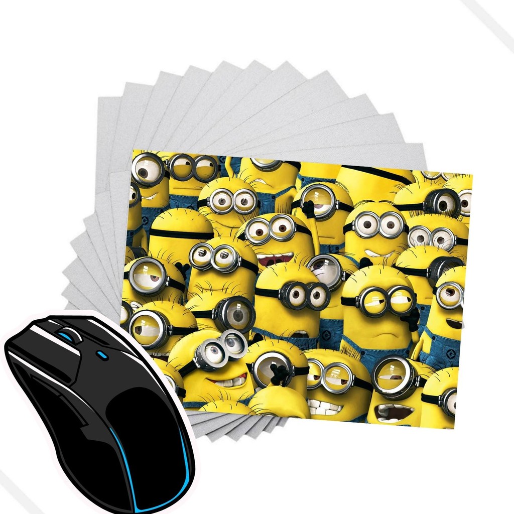 Mouse Pad Minions Desenho Engraçado | Shopee Brasil