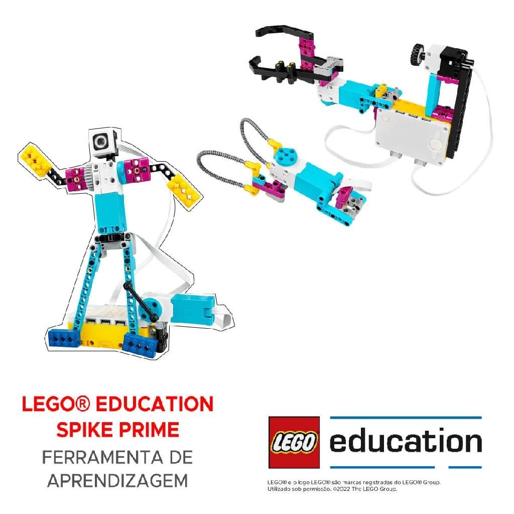 Lego Education Conjunto Spike Prime Set Com 528 Peças 45678 | Shopee Brasil